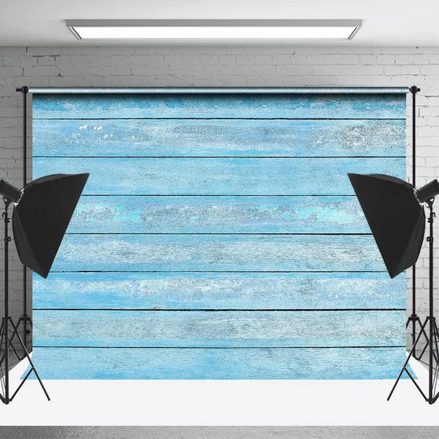 BLUE FADED WOOD Texture Backdrop For Photography $36.09 - PicClick AU