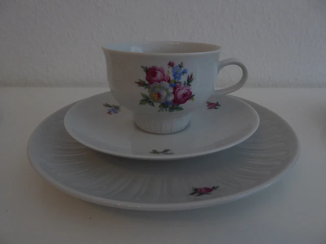ORIGINAL &HENNEBERG PORZELLAN 1777" KAFFEESERVICE für 6 PERSONEN (23 Teile, GDR) EUR 19,99 ...