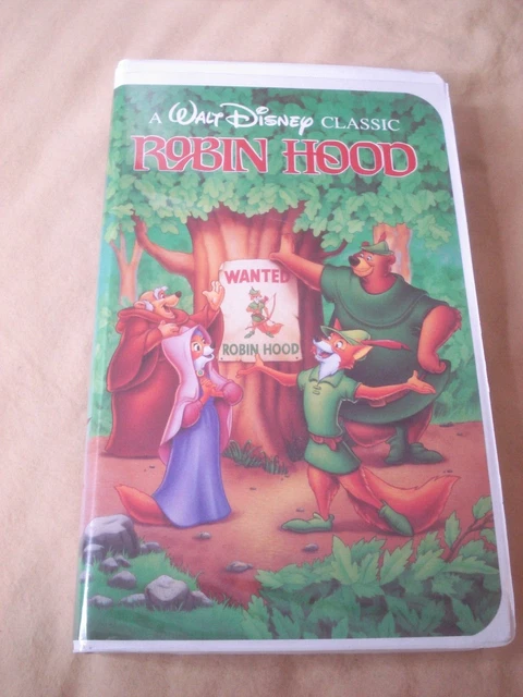 DISNEY ROBIN HOOD (VHS, 1991) Black Diamond, Great Condition! £8.28 ...