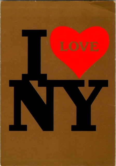NEW YORK NY postcard I LOVE NEW YORK GRAPHIC DESIGN j/17 BQ8467 £27.07 ...