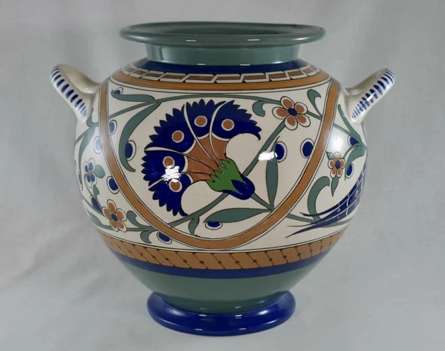 RARE VINTAGE ARNHEM Dutch Pottery Lindus Planter Jardiniere Vase EUR ...