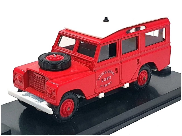 VEREM 1/43 SCALE Diecast 223 - Land Rover Pompiers Fire - Red £24.99 ...
