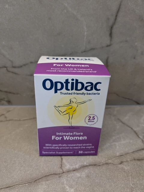 OPTIBAC PROBIOTICS FOR Women - 30 Capsules Brand new RRPP £19.99 £15.50 ...