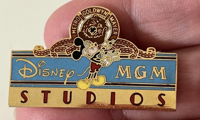 VINTAGE 1980S? DISNEYLAND/DISNEY MGM Studios Mickey Mouse/Leo Lion Pin ...
