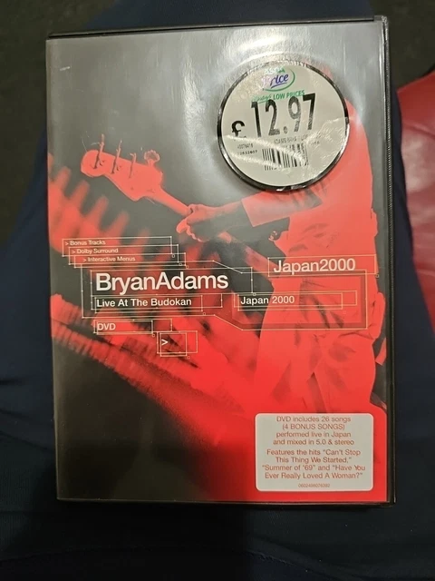 BRYAN ADAMS: LIVE At Budokan [DVD] [2003] DVD music video & concert (2003) EUR 4,07 - PicClick IT