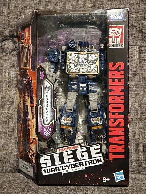 TRANSFORMERS GENERATIONS WAR For Cybertron Siege Voyager Soundwave £25. ...