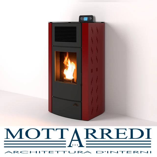 STUFA A PELLET ad aria canalizzabile BIOECOTERMO Margot 15 kW - Chiama ...