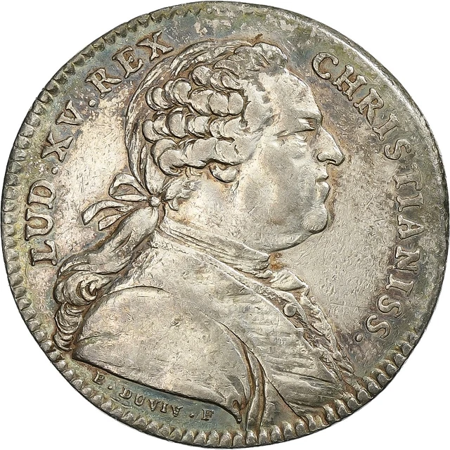 FRANCE, JETON, LOUIS XV, Etats de Bourgogne, 1767, Argent, TTB+ ...