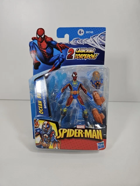 MARVEL SPIDER-MAN OCEAN Battle Spider-Man Hasbro 2010 Modellino Nuovo ...
