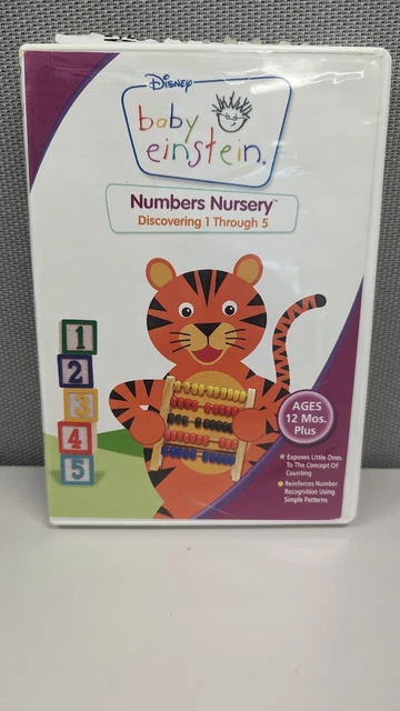 DISNEY'S BABY EINSTEIN Numbers Nursery DVD £7.54 - PicClick UK