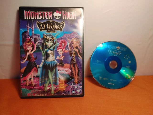 MONSTER HIGH 13 Wishes DVD Case &disc $3.65 - PicClick CA