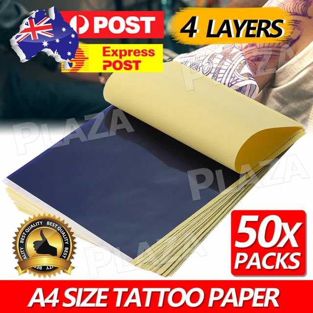 50X TATTOO STENCIL Transfer Paper Spirit Thermal Carbon Tracing Copier ...