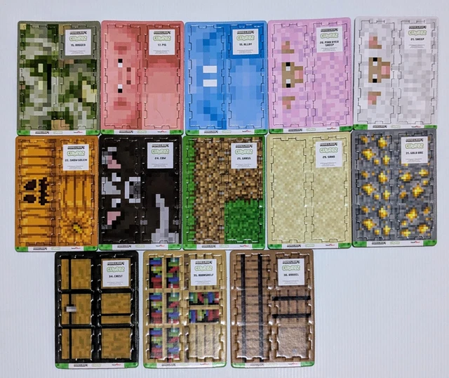 13 X WOOLWORTHS Minecraft Cubeez Collectors Cubes 2025 | Woolies - Free ...