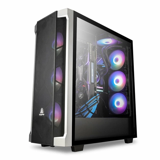 SEGOTEP T1 E-ATX PC Case ATX Gaming Computer Case Full-Tower GPU ...