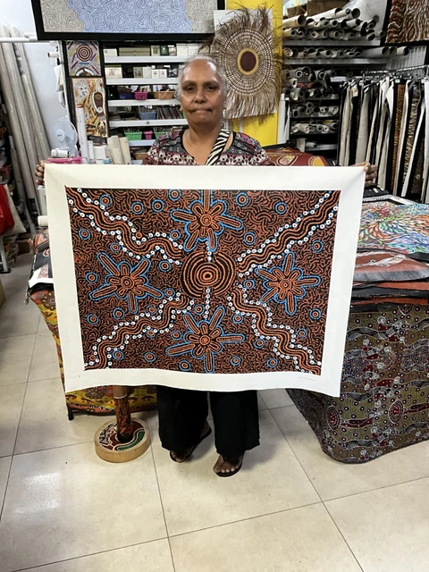 TREPHINA SULTAN THANGUWA Aboriginal Artist KAPI WATER ELDERS TEACH ...