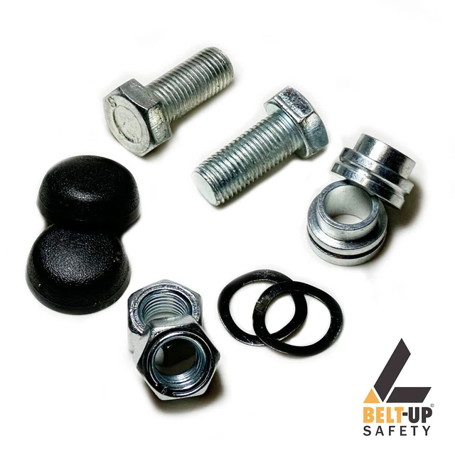 SEAT BELT FITTING Kit For 2 Point Lap BeltsWashers Spacers 7/16 UNF £14 ...