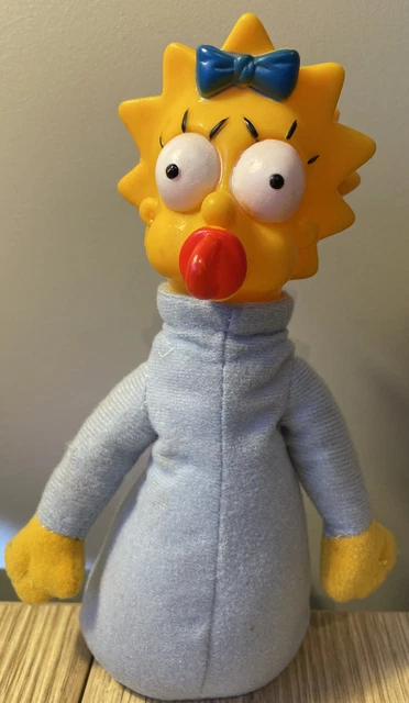 VINTAGE THE SIMPSONS Maggie Original Plush Toy 1990 Bensons 20cm EUR 18 ...
