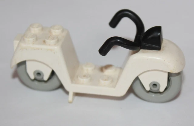 LEGO FABULAND SCOOTER Motorcycle Blanc ref fabac3/set 3789 3794 EUR 8 ...