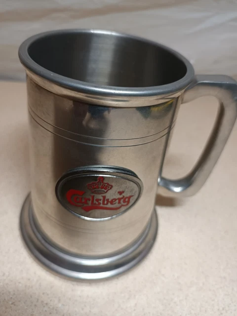 CARLSBERG CULFONIA ENGLISH Pewter. Gulf And Kay. Vintage Pewter Tankard ...