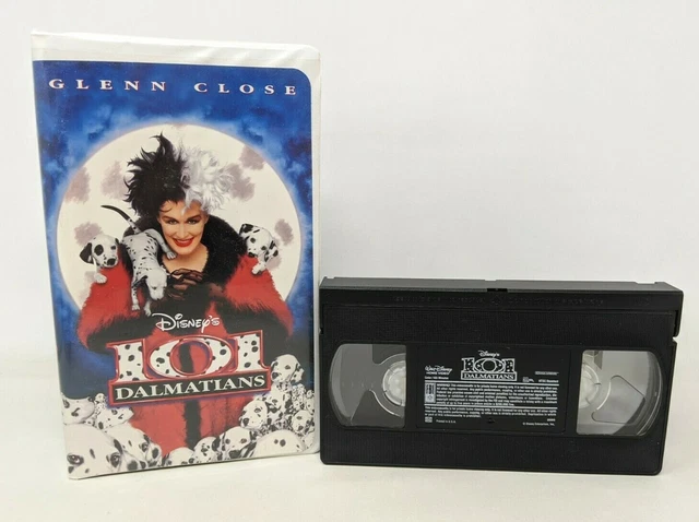 WALT DISNEY 101 Dalmatians VHS Tape 8996 Live Action Glenn Close TT20 £ ...
