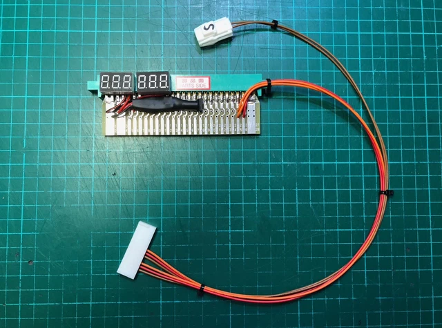 JAMMA ADAPTER NEGATRON+DUAL Voltmeter+Kick Harness Mortal kombat 4 ...