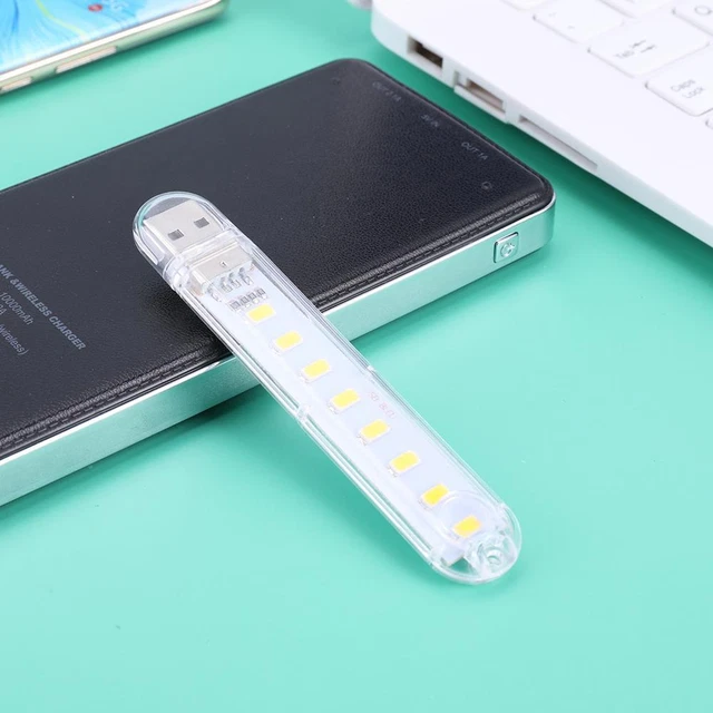 MINI PORTABLE USB Book Light Bright Reading Lamp for Laptop (Yellow 8LED) £4.42 - PicClick UK