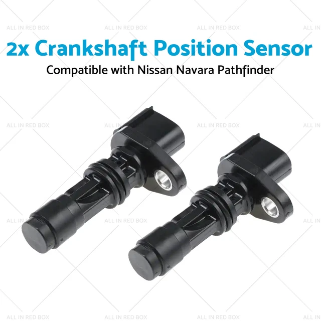 2X CRANKSHAFT POSITION Sensor Suitable For Nissan Navara D40 Pathfinder ...