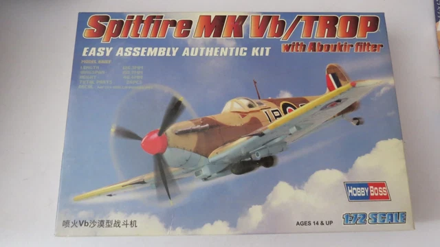 MAQUETTE SPITFIRE MK Vb/trop hobbyboss 1/72 EUR 6,00 - PicClick FR