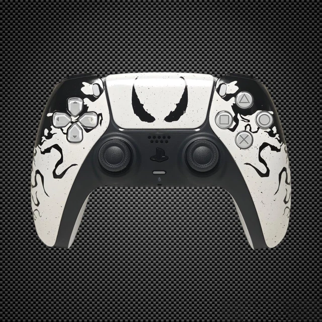 SPIDERMAN CONTROLLER DUALSENSE Personalizzato Tema Anti-Venom PS5 EUR ...