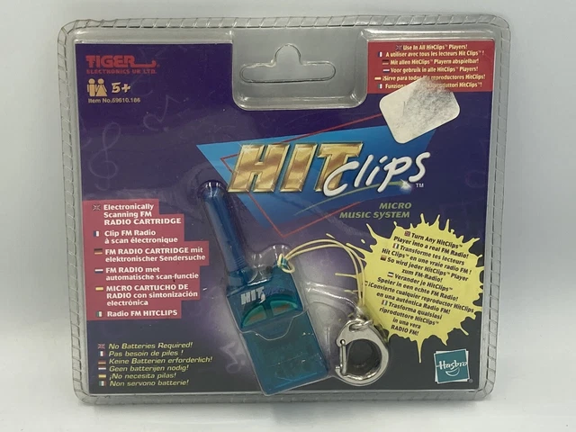 HASBRO TIGER 2002 HIT CLIPS Micro Music Blister NEUF FM RADIO CARTRIDGE ...