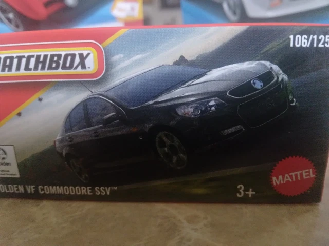 MATCHBOX 2025 MBX Power Grabs Holden Vf Commodore Ssv 106/125 Black $3. ...