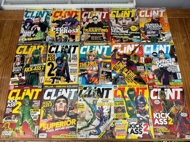 MARK MILLAR'S CLINT Comic Magazine #1 to #15 (First 15 Issues) - Kick ...