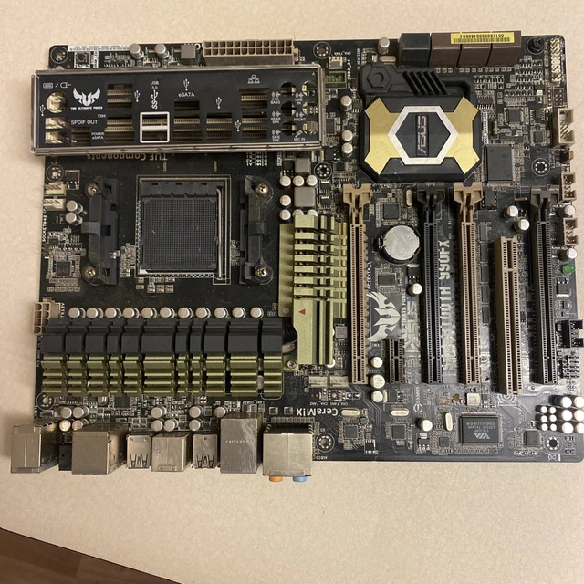 ASUS TUF SABERTOOTH 990FX R1.01 AM3+, AMD Motherboard, I/O plate ...