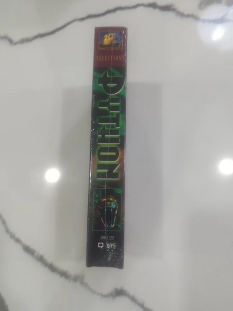 PYTHON VHS 2001 Casper Van Dien Robert Englund Sealed Watermark $49.95 ...