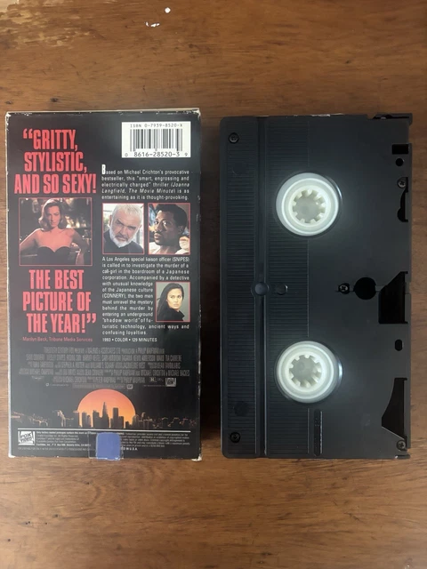 RISING SUN VHS Sean Connery Wesley Snipes Thriller Fox Video Tested ...