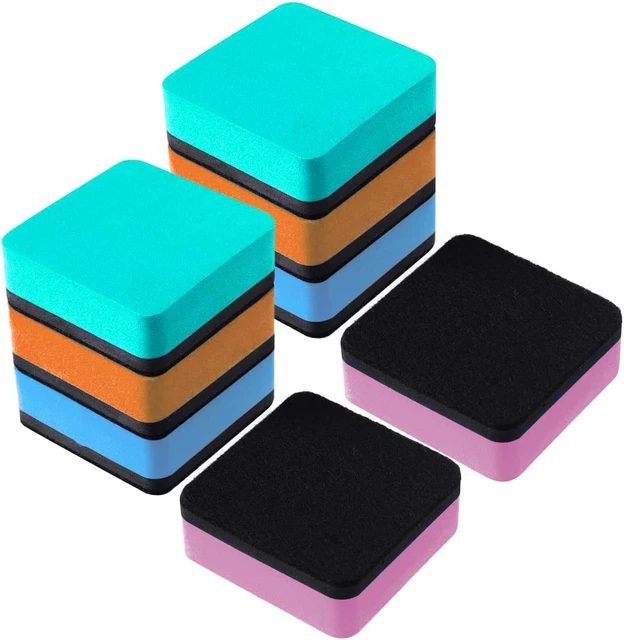 MINI DRY ERASE Erasers, 8 PCS Magnetic Whiteboard Dry Erase for ...