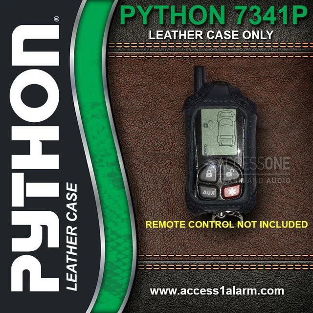 ÉTUI TÉLÉCOMMANDE DE protection en cuir Python 7341P pour système Python 5305P EUR 22,44 ...