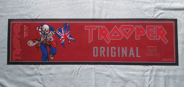 NEW ROBINSONS IRON Maiden Trooper Logo Beer Ale Brewery Rubber Backed ...