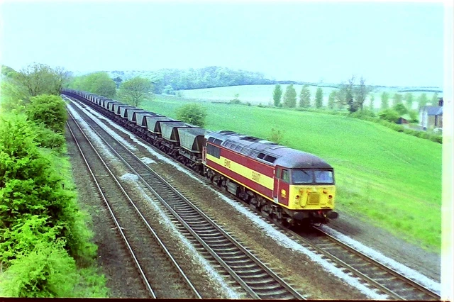 35MM RAILWAY COLOUR Negative Class 56 117 at Melton Ross £1.75 ...