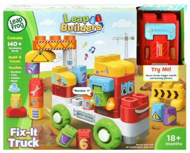 LEAPFROG LEAP BUILDERS 123 Fix It Truck Toy Children's Birthday ...