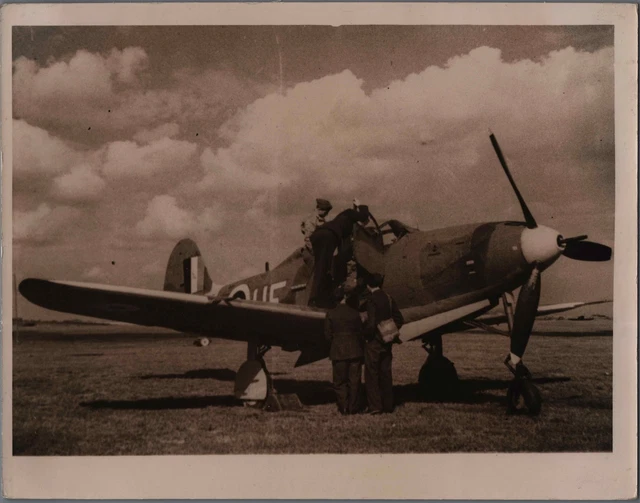 BELL P-39 AIRACOBRA Raf Ground Crew Original Ww2 British Official Press ...