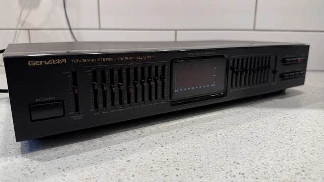 GENEXXA TEN BAND Stereo Graphic Equalizer Spectrum Display Hi-Fi ...