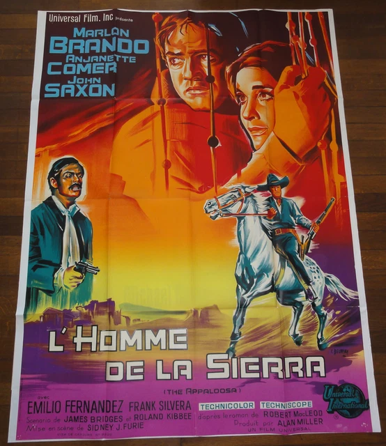 ANCIENNE AFFICHE CINÉMA L'HOMME DE LA SIERRA. Cinema Movie Poster. EUR 100,00 - PicClick FR