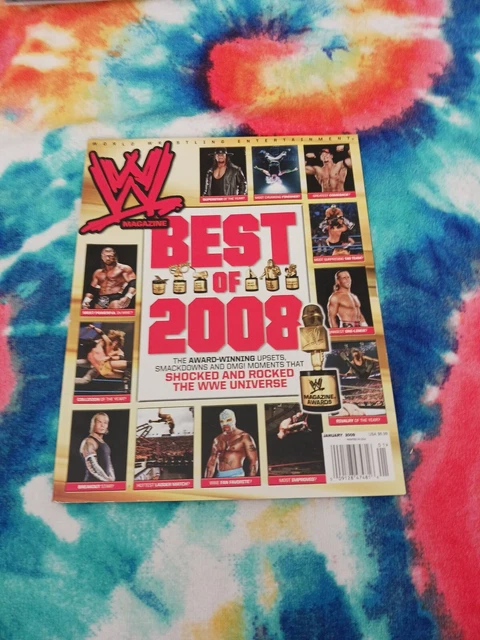 WWE MAGAZINE JANUARY 2009 WWF Wrestling Best of 2008 Triple H ...