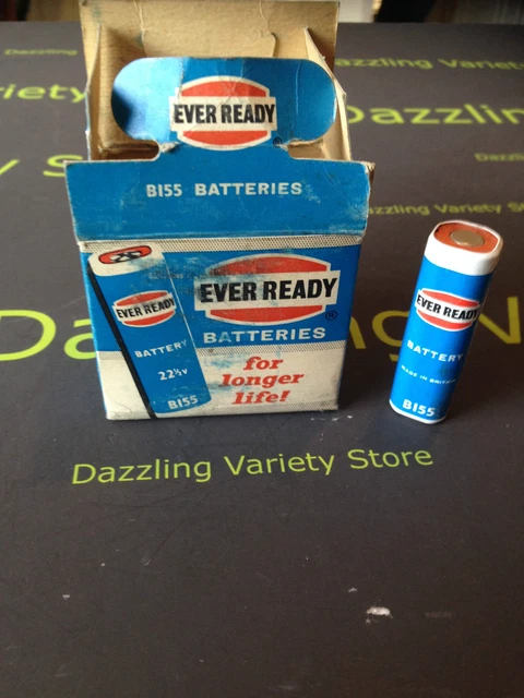 VINTAGE EVER READY B155 Batteries Rare 22.5v Battery 70s Boxed Retro ...