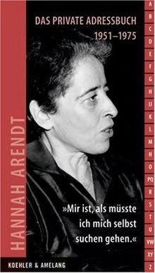 HANNAH ARENDT. MIR ist, als müsste ich mich selbst s... | Livre | état ...