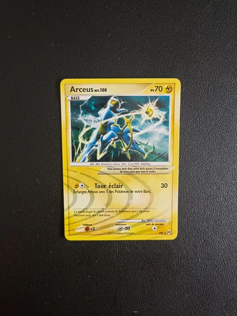 CARTE POKÉMON ARCEUS Holo secrète Platine AR6 FR Exc EUR 12,00 ...