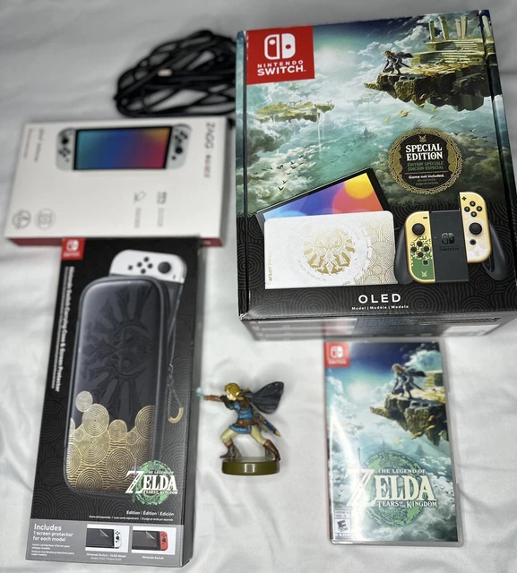 NINTENDO SWITCH (OLED Model) Legend of Zelda: TOTK BUNDLE. Console ...