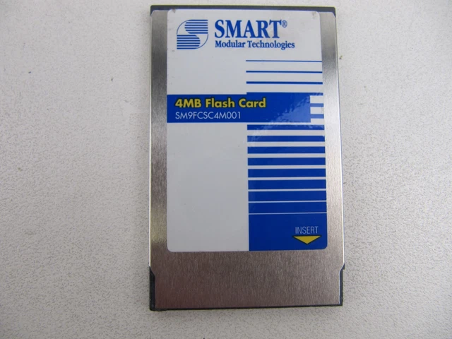 SMART 4MB FLASH Card Compact Cisco Router Memory Sm9Fcs4M001 1600 ...