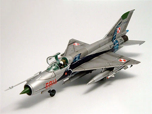 HM MIKOYAN-GUREVICH MIG-21MF Fishbed Polish 1/72 DIECAST Plane Pre ...